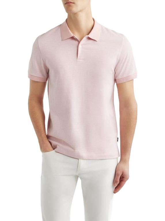 BOSS parlay cotton piqué polo